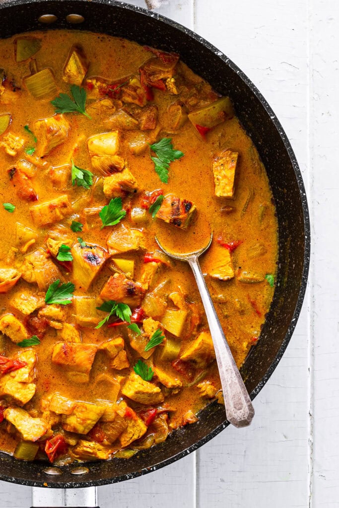 Leftover Chicken Curry Meal Prep - One Clever Chef