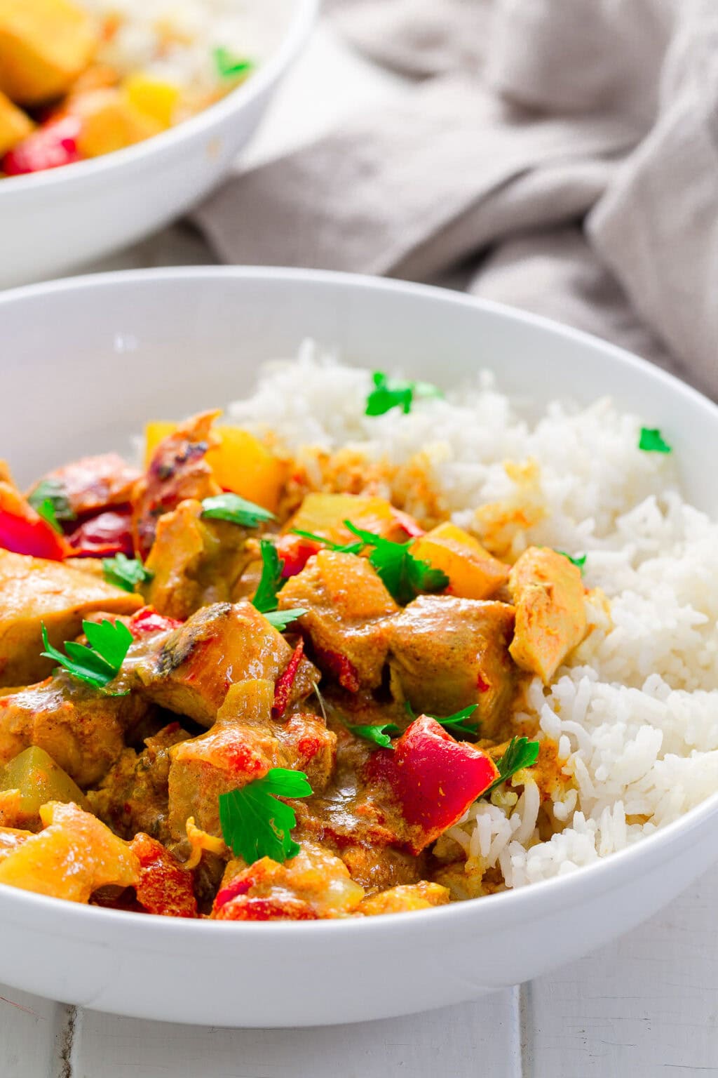 Leftover Chicken Curry Meal Prep - One Clever Chef
