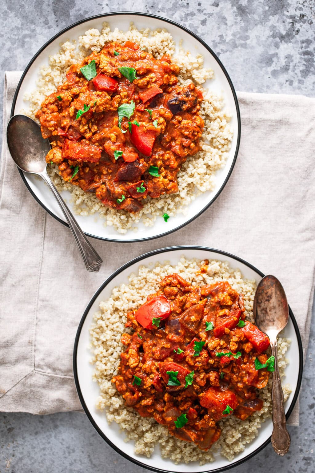 Ground Chicken Curry Meal Prep - One Clever Chef