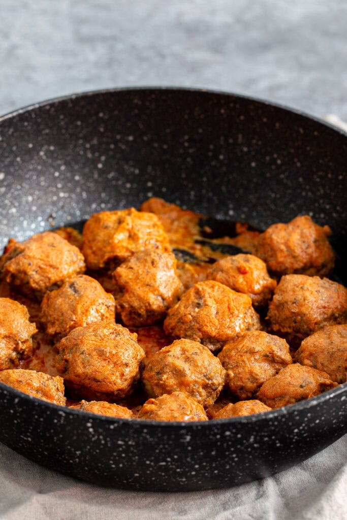 Buffalo Turkey Meatballs and Rice Bowls - One Clever Chef