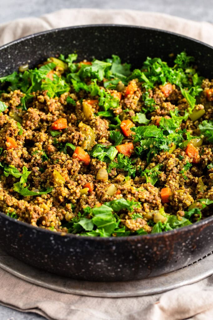 Ground Turkey Quinoa Bowls - One Clever Chef